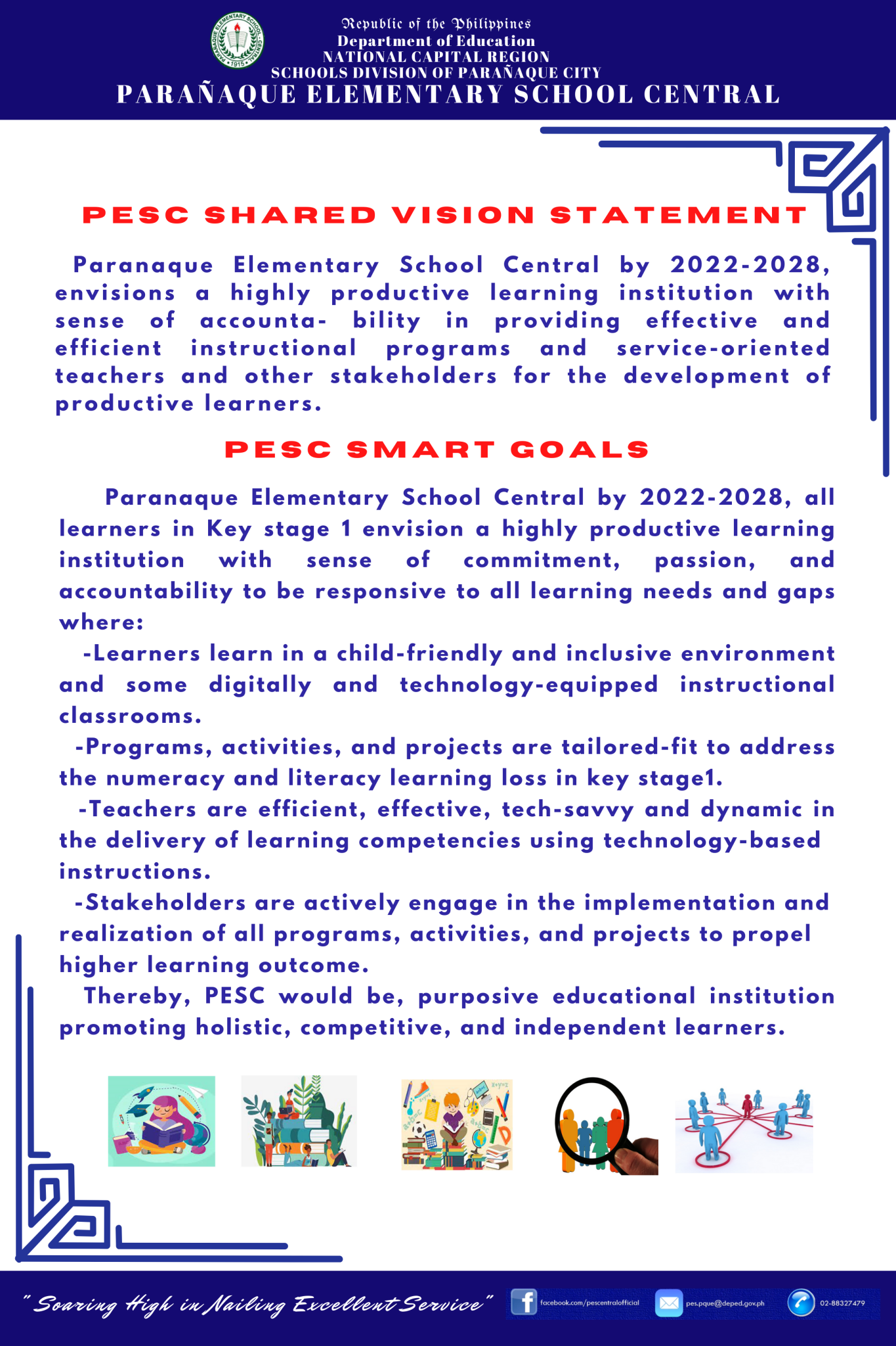Mission, Vision, & Core Values | ﻿Paranaque Elementary School Central